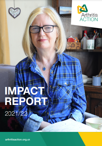 Impact Report cover pic - Arthritis Action