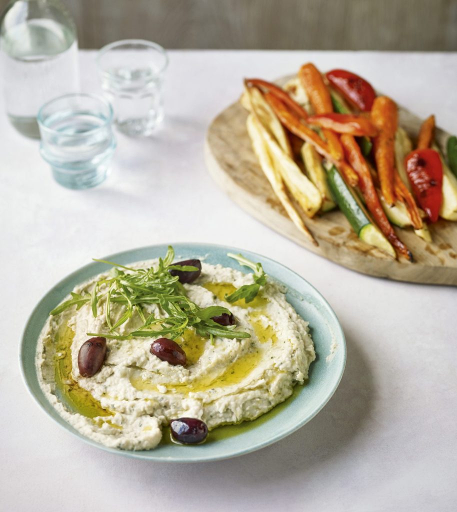 Roasted Vegetables with Tuscan White Bean Dip - Arthritis Action