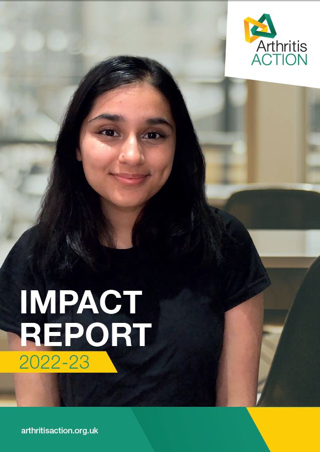 Impact Report cover - Arthritis Action